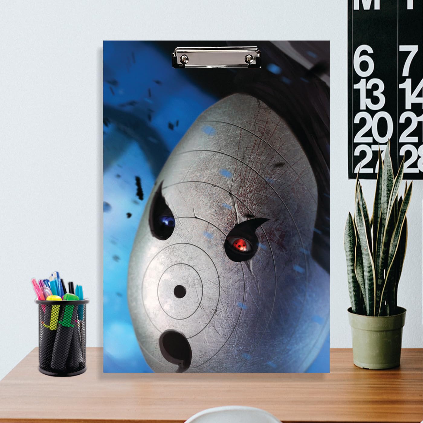 Paper Pixel Printed Exam Pad Obito White Face Mask Cartoon for Girls ...