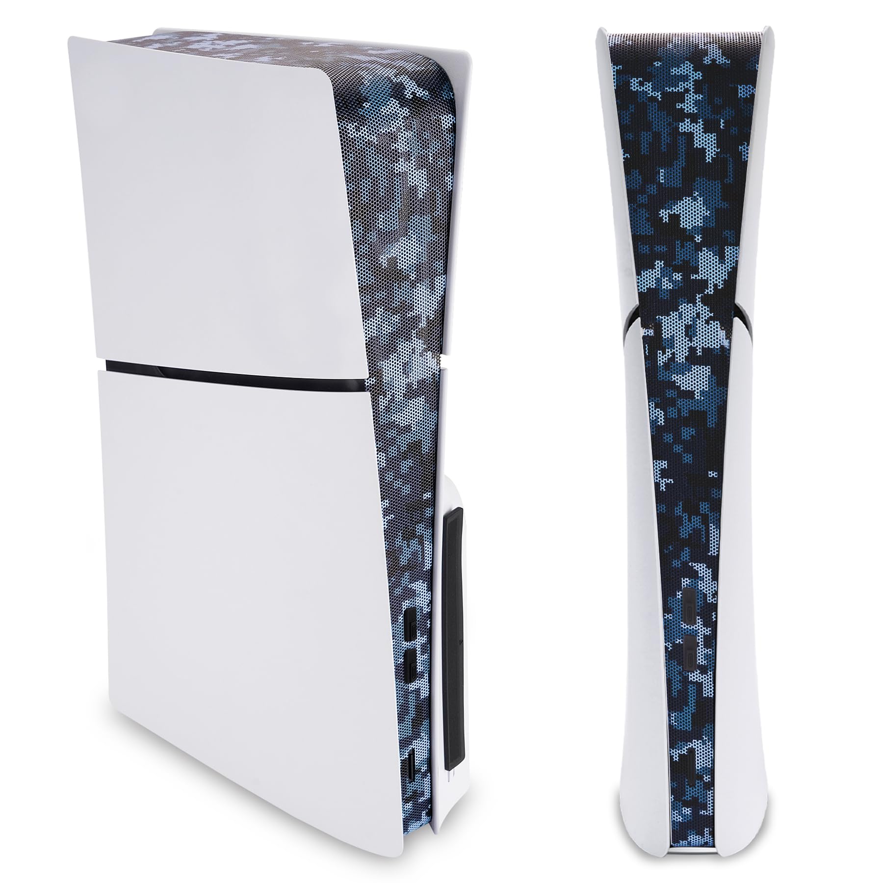 Amazon.com: PlayVital 12 in-1 Dust Cover Kit for ps5 Slim Console Disc ...