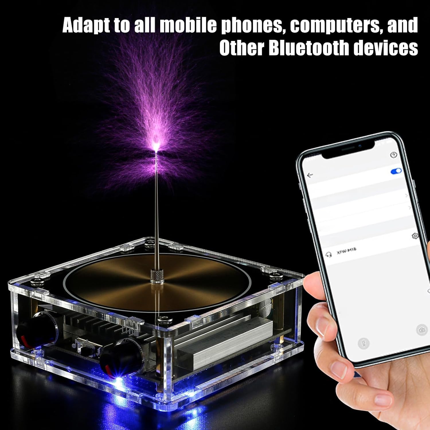 Snapklik.com : Musical Tesla Coil, Bluetooth Music Tesla Coil ...