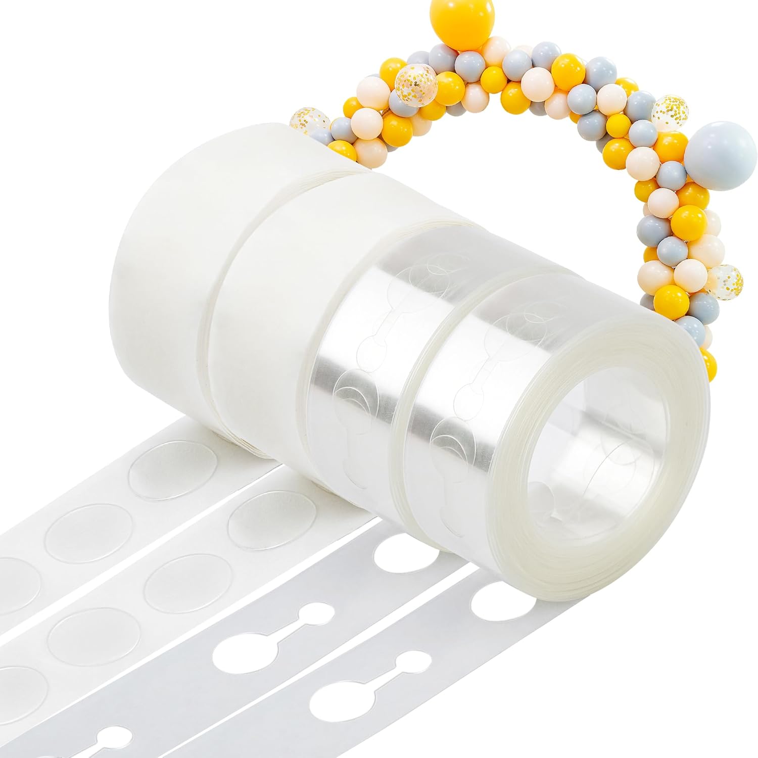 Amazon.com: Balloon Arch Kit 4 Rolls Balloon Arch Strip 32.8 Feet ...