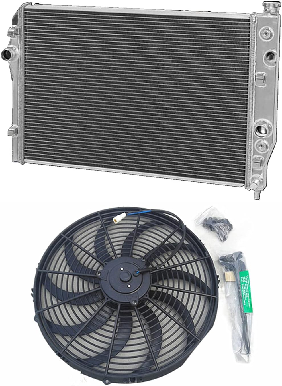 Amazon.com: 3 Rows Full Aluminum Racing Radiator + 16" Fan for 1993 ...