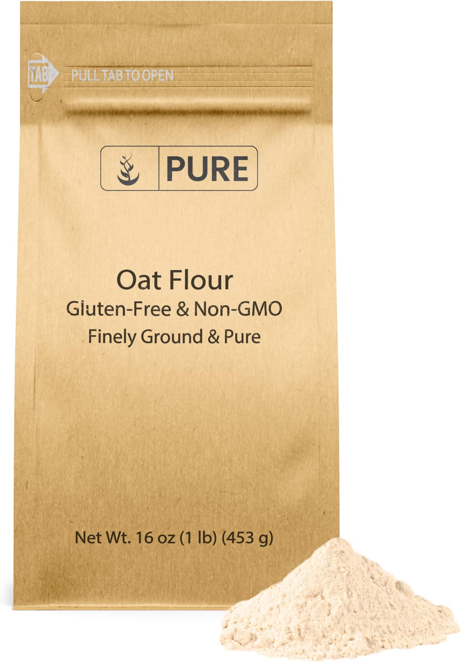 Amazon.com : Pure Original Ingredients Gluten Free Oat Flour (1 lb ...