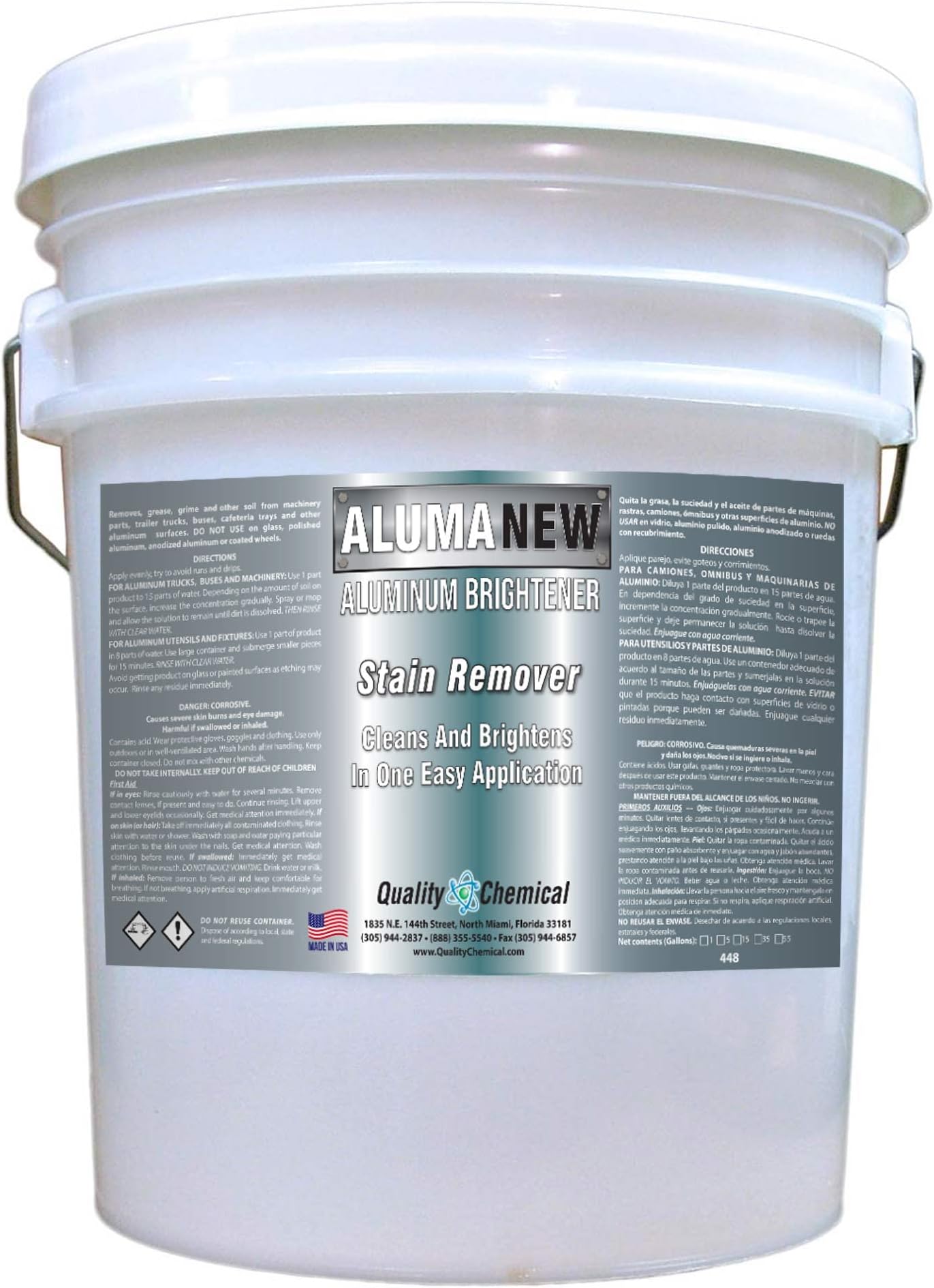 Amazon.com: Quality Chemical Aluminum Cleaner Brightener & Restorer ...