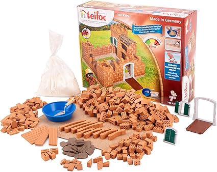 Amazon.com: Teifoc Knight's Castle Brick Construction Set, 435 Building Blocks, Erector Set and ...