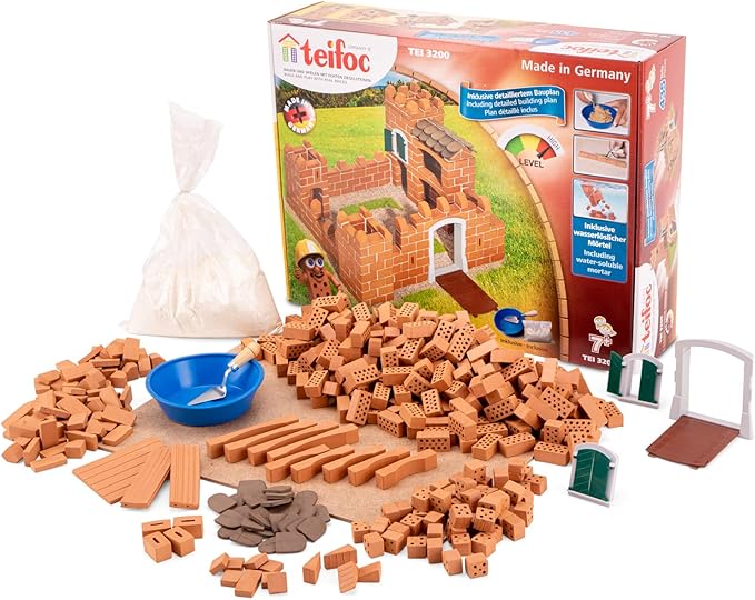 Amazon.com: Teifoc Knight's Castle Brick Construction Set, 435 Building ...