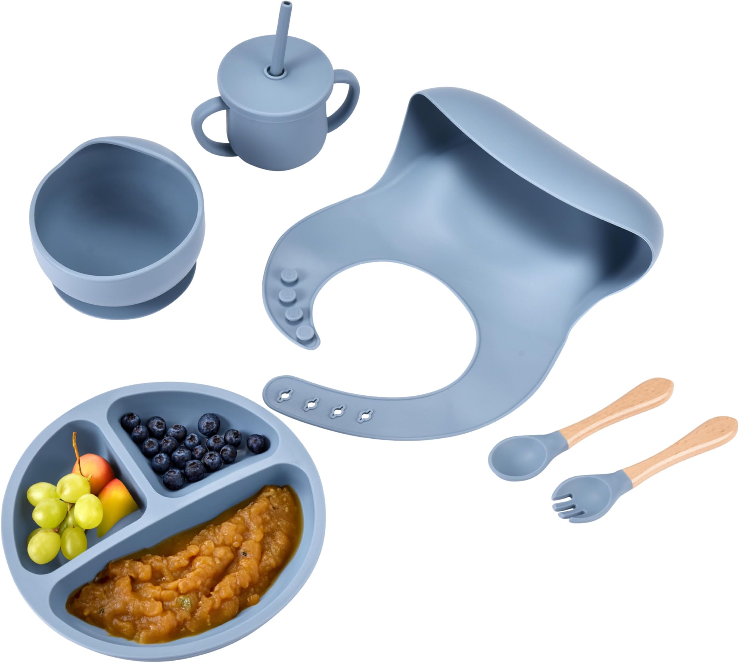 Amazon.com: Littlesol Baby Led Weaning Supplies - Complete Silicone ...