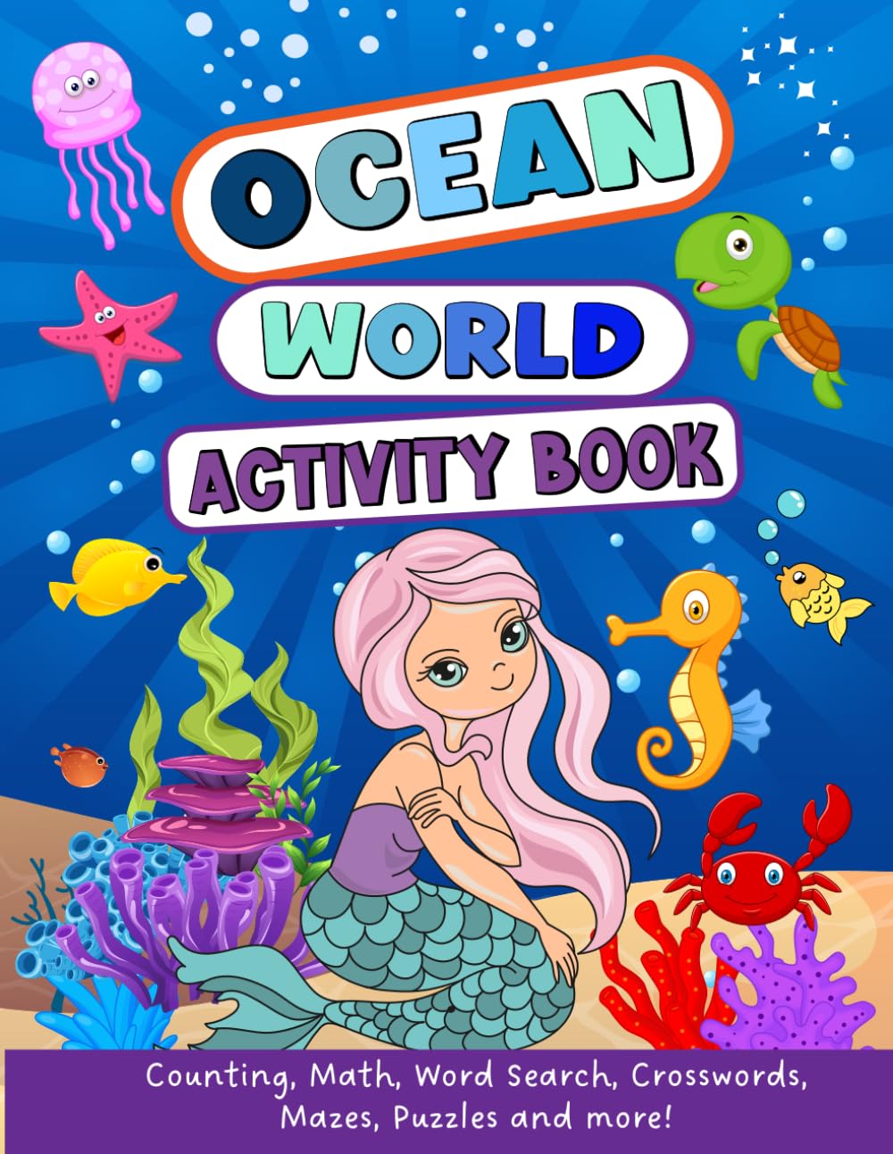 Amazon.com: Ocean World: Activity Book (Mazes, Spot the Difference ...