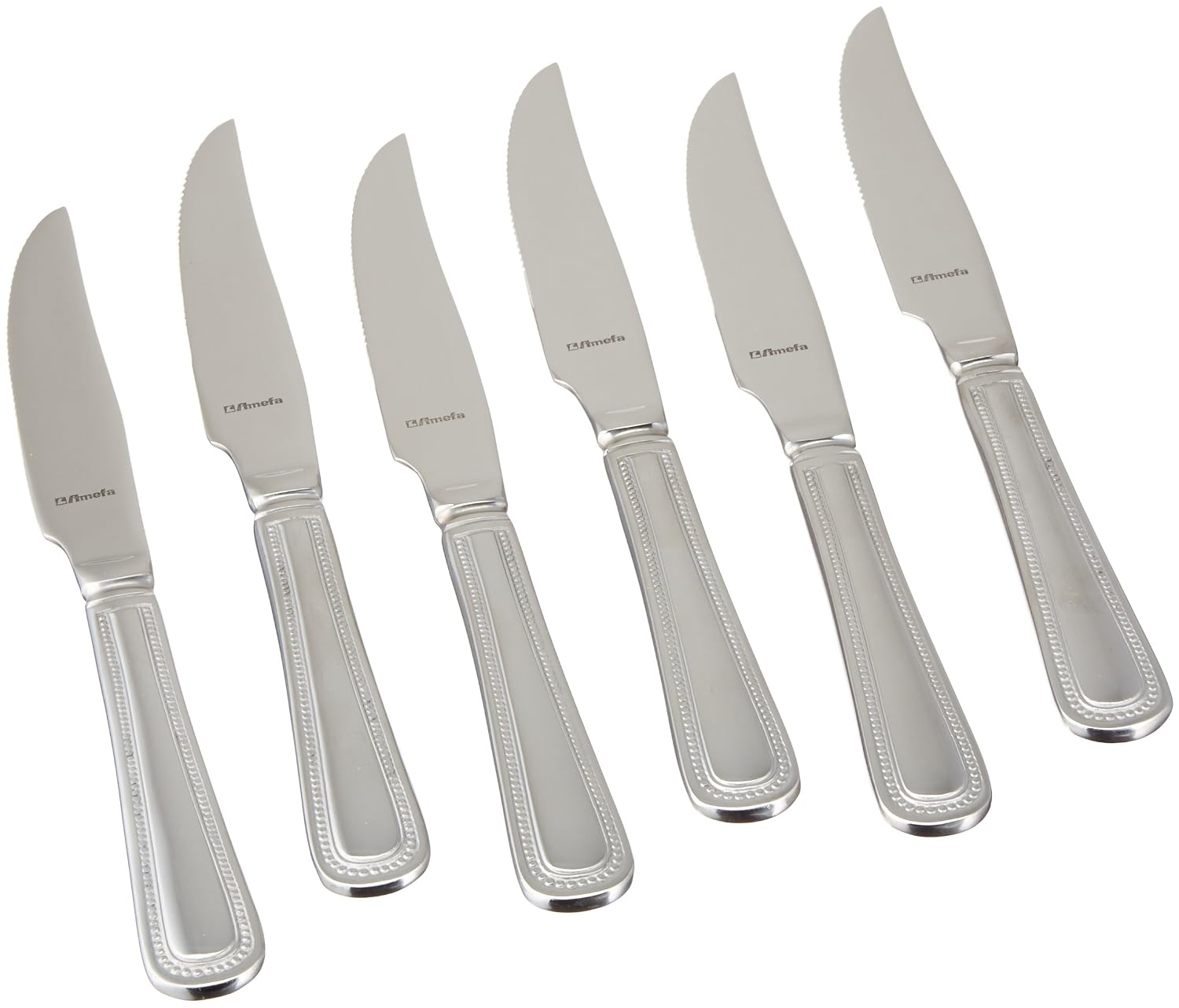 Amefa Monogram Bead 6 Piece Steak Knife set : Amazon.in: Home & Kitchen