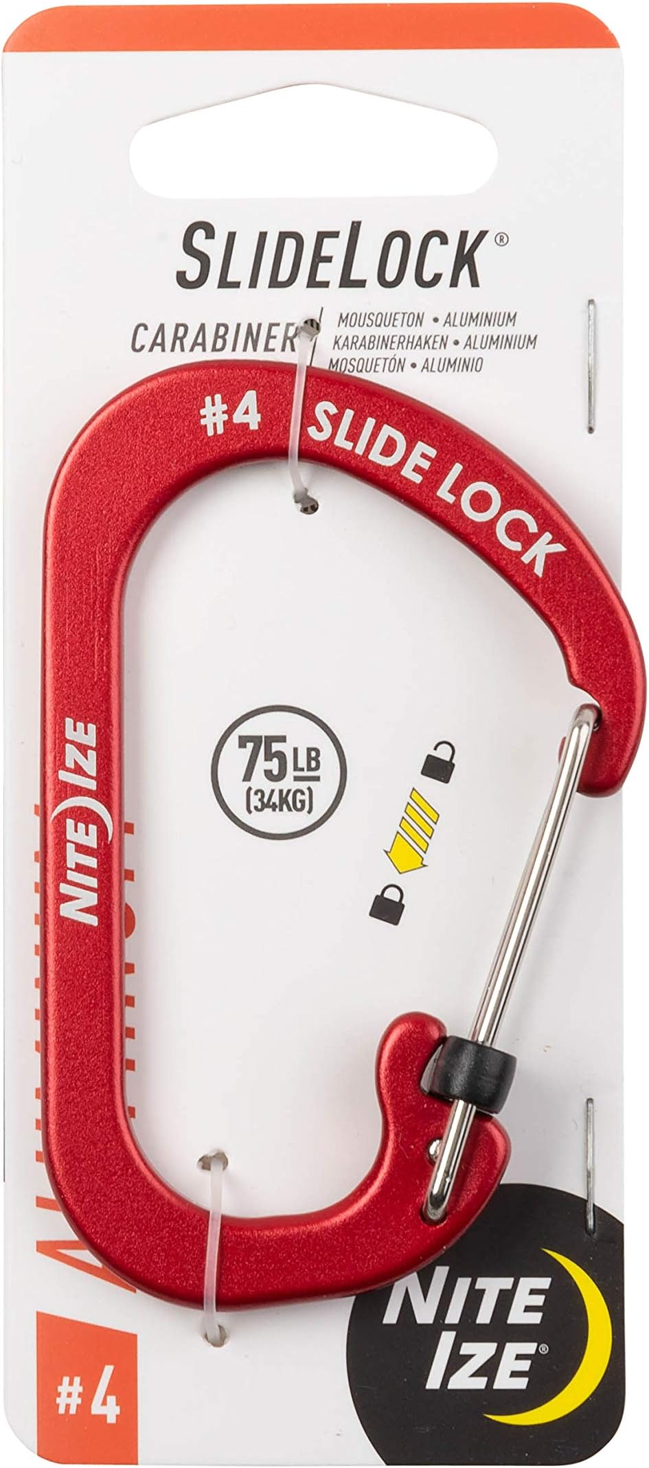 Amazon.com: Nite Ize Size-3 S-Biner SlideLock Carabiner, Locking ...