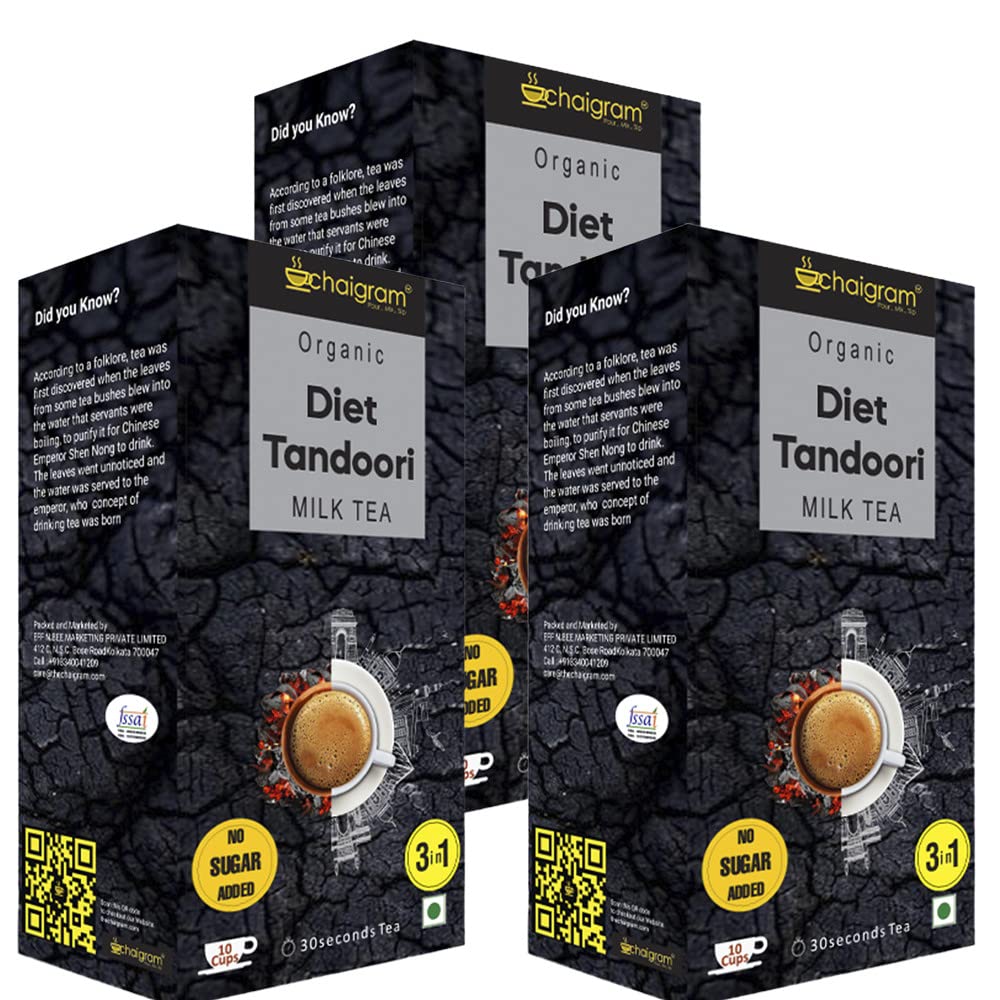 CHAIGRAM Combo of Instant Tea Premix (10 Sachets each pack, 10 x 14g ...