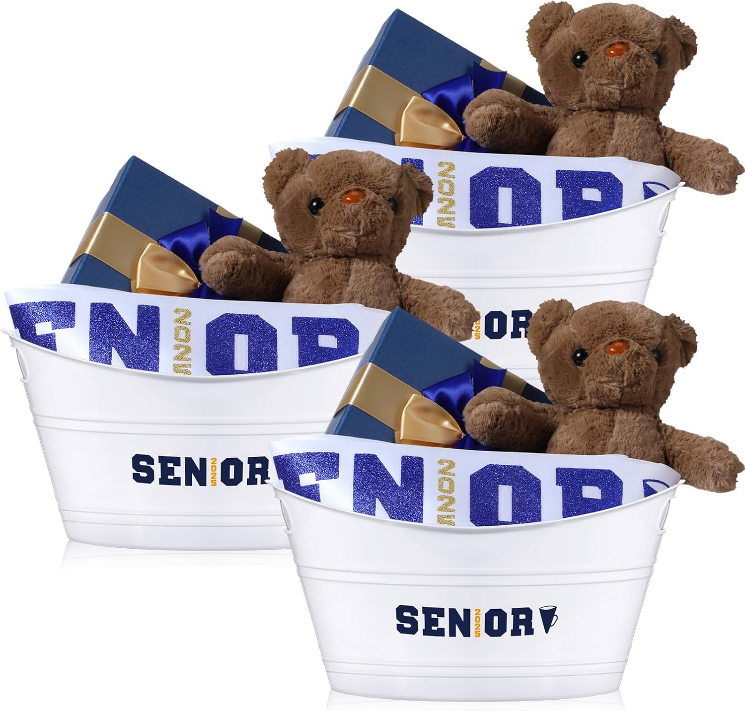 Amazon.com: Pickmesh 3 Pcs Cheerleader Senior Night Sport Gift Basket ...