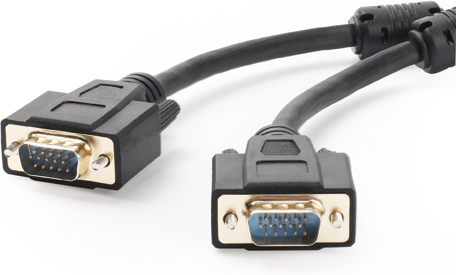Amazon.com: PASOW VGA to VGA Monitor Cable HD15 Male to Male for TV ...