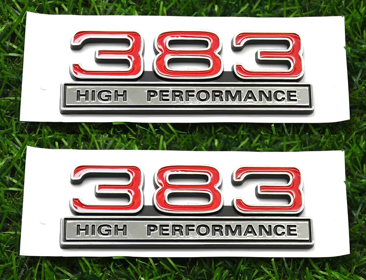 Amazon.com: 2pcs 383 Stroker 6.2 Liter Engine Emblems Badge 3D Decals ...