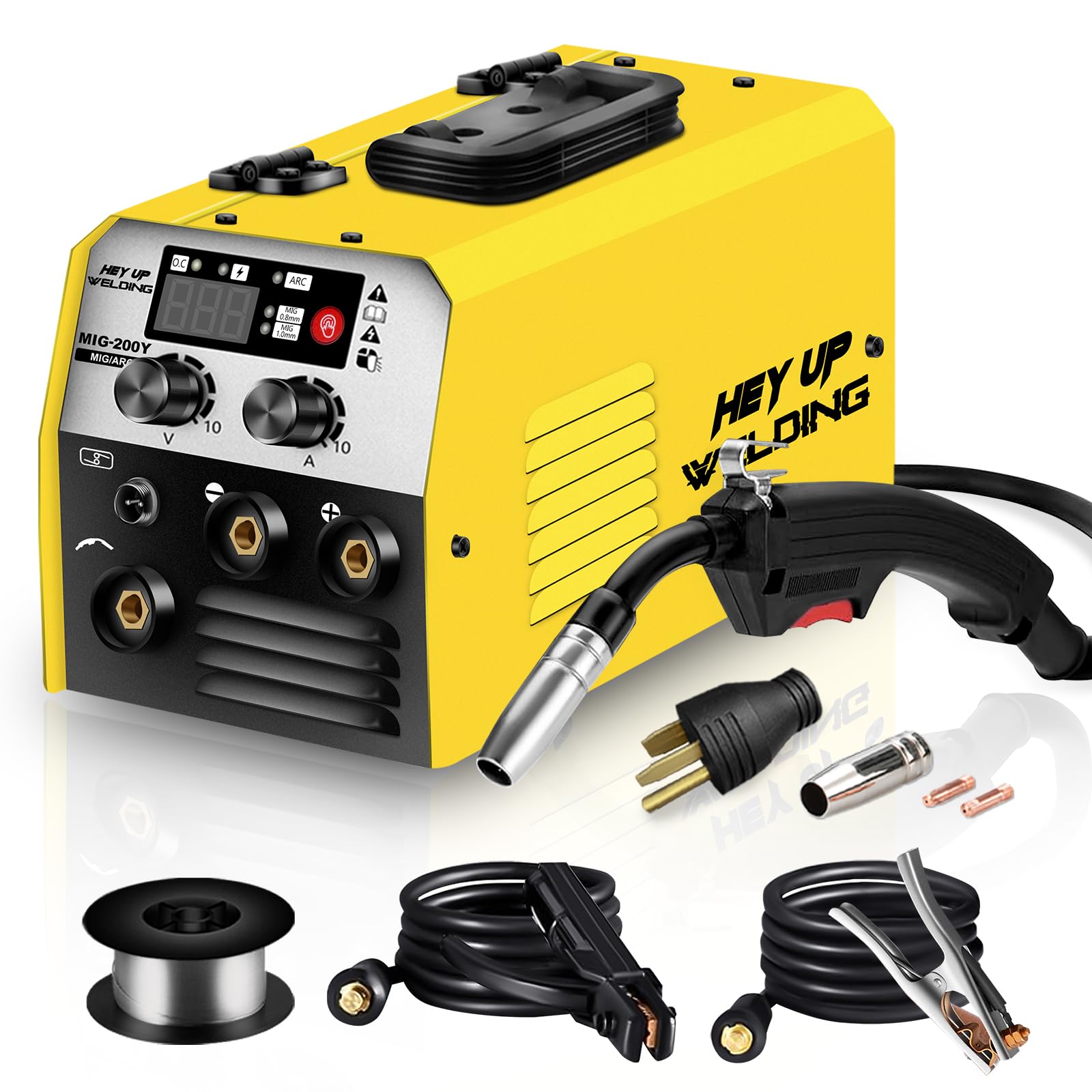 Buy MIG Welder, 140Amp 2 IN 1 Stick/Flux Core Welder with Flux Cored ...