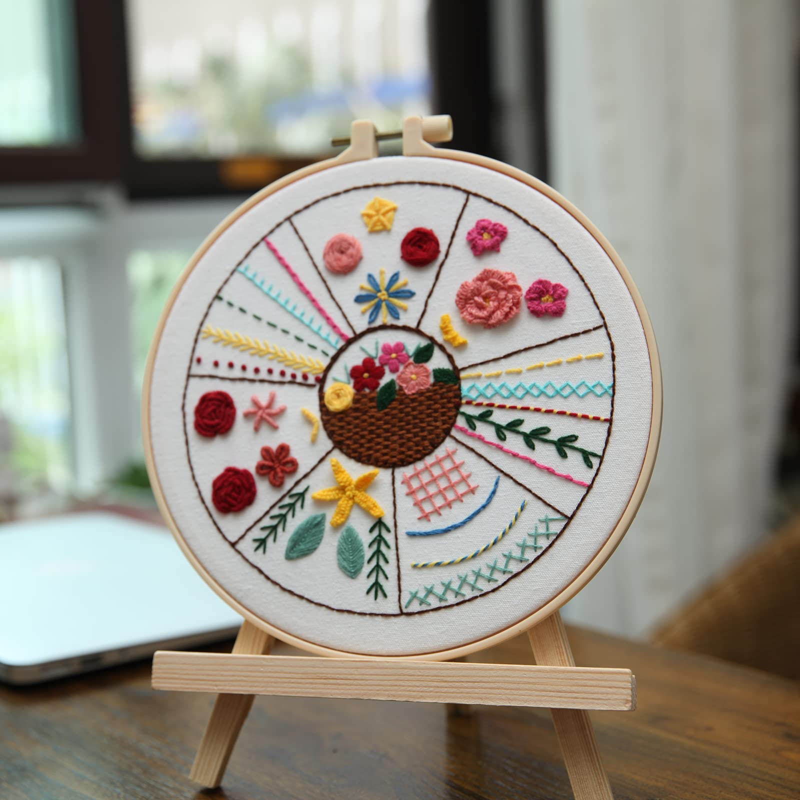 Snapklik.com : Emopeak 3 Sets Beginners Embroidery Stitch Practice Kit ...