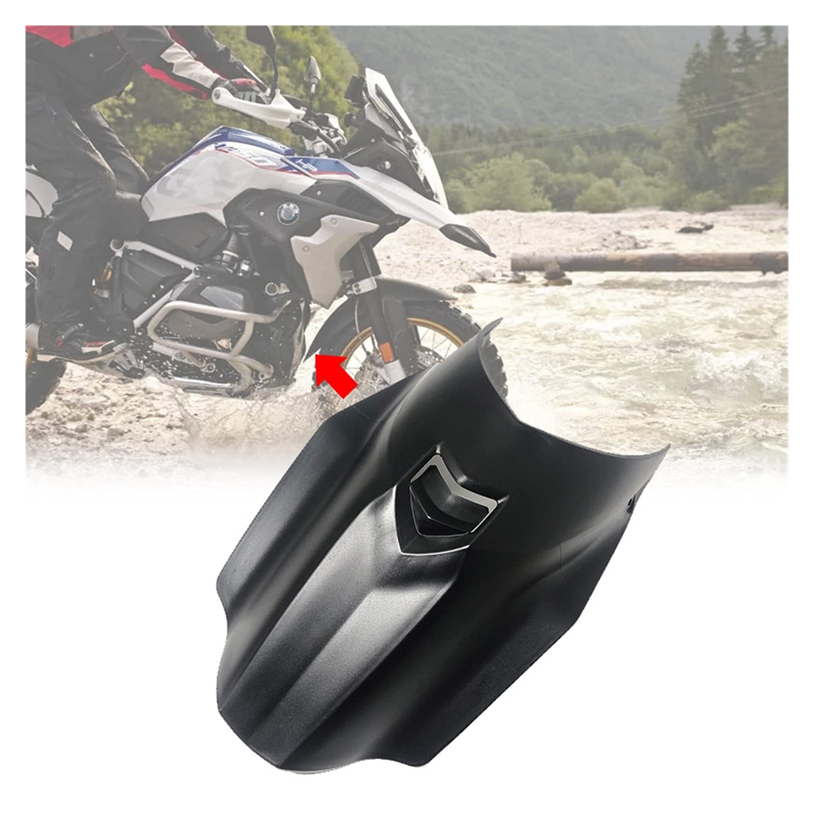 Yinhao R1250gs Front Fender Extender Mudguard Extension Splash Guard ...