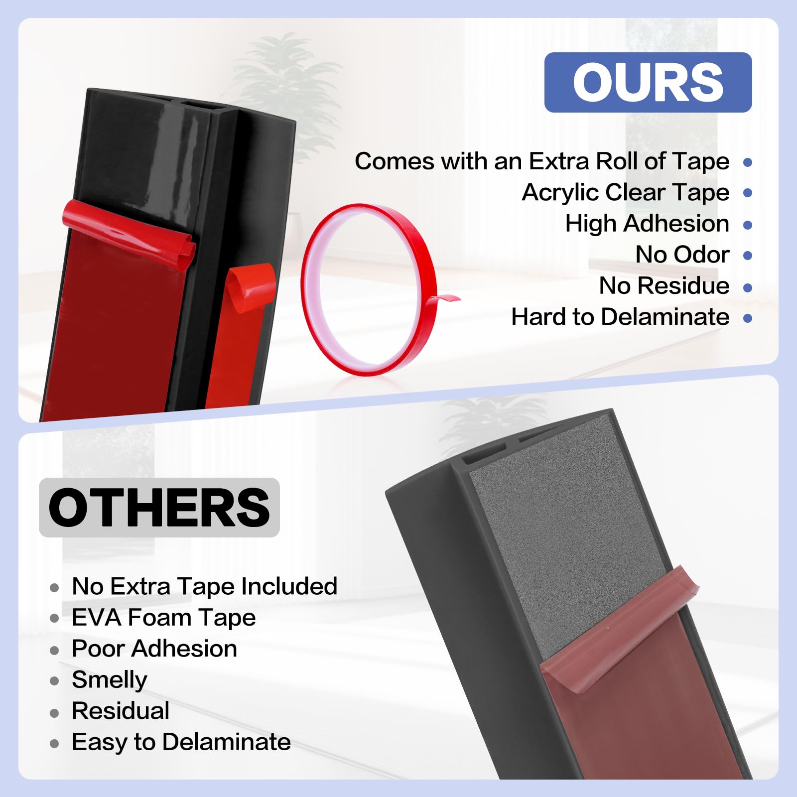 Snapklik.com : Floor Transition Strip Vinyl Door Threshold Ramp Self ...