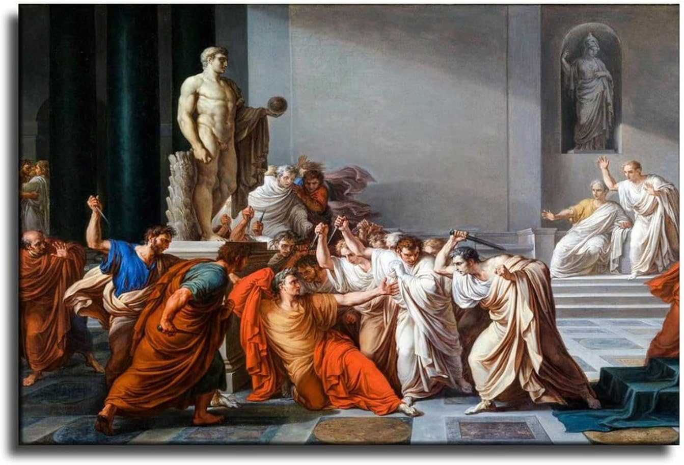 Amazon.com: FAGUANG Assassination Murder of Julius Caesar Rome Roman ...