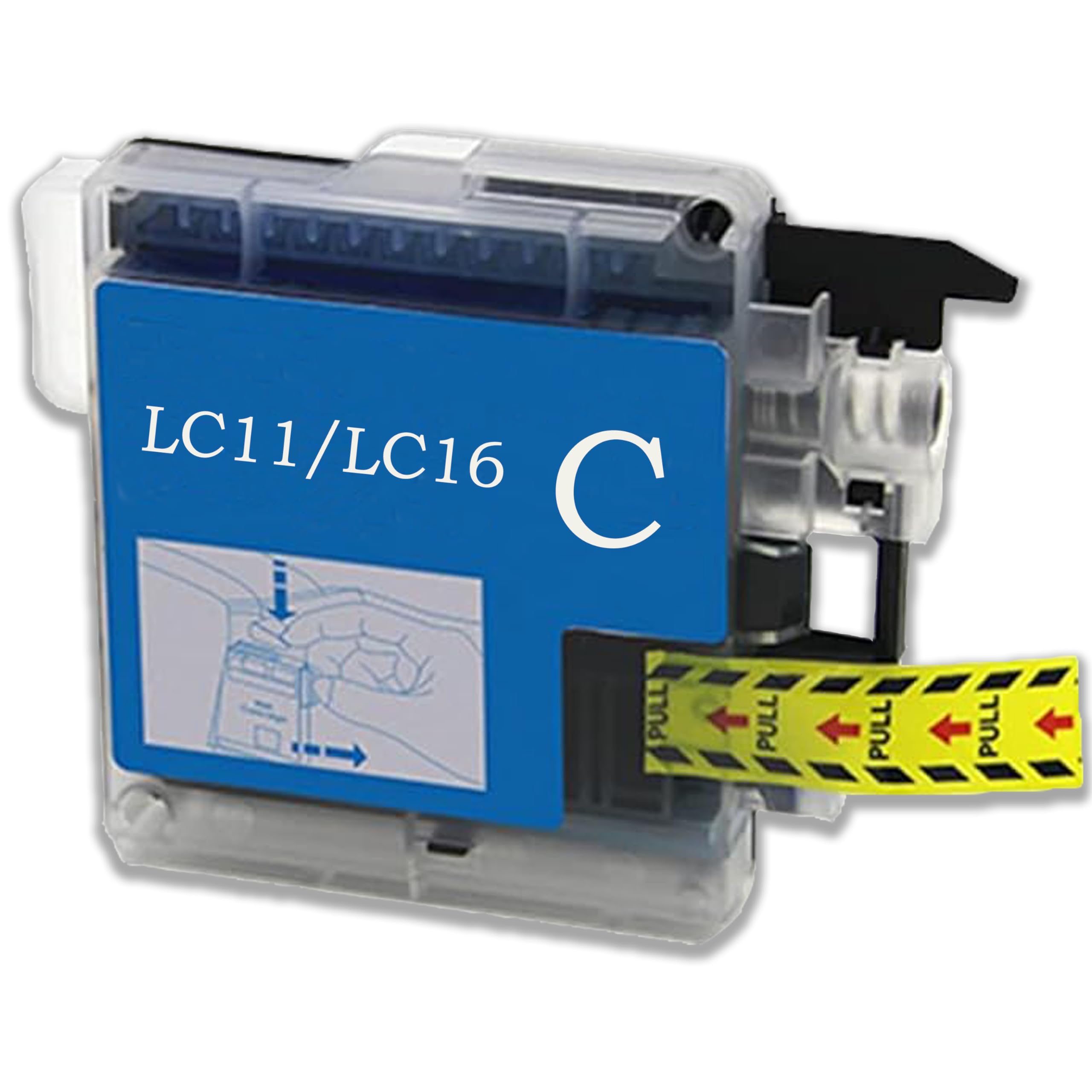 Amazon.co.jp: 【埼玉WH】LC11/LC16 互換インクカートリッジ 1色セット LC11/LC16-Cx1 計1本 インク残量 ...