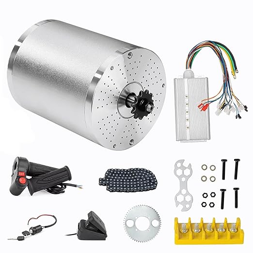 Amazon.com: Brushless DC Motor 3000W 72V Electric Motor High Power ...