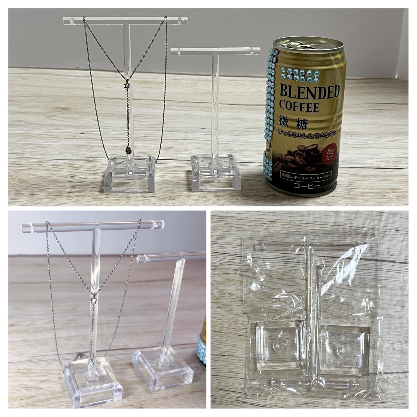 Amazon｜NUOLUX ピアススタンド アクリル 2個セット 透明 T型 ジュエリーディスプレイスタンド イヤリング 撮影用 店舗用 アクセサリー展示 ピアス置き 組み立て簡単 おしゃれ ...