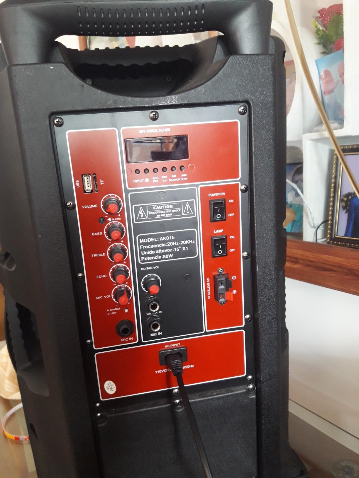 Puffin™ Bluetooth PA System LED Light FM Radio and AUX,USB etc (BS12 ...