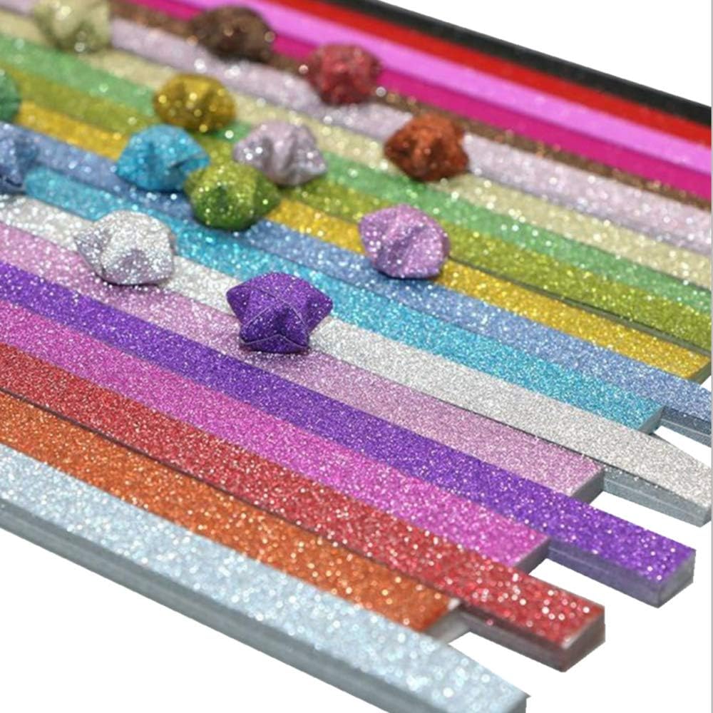 Amazon.com: Yeooyoor 1030 sheets Origami Stars Papers Package DIY Paper ...