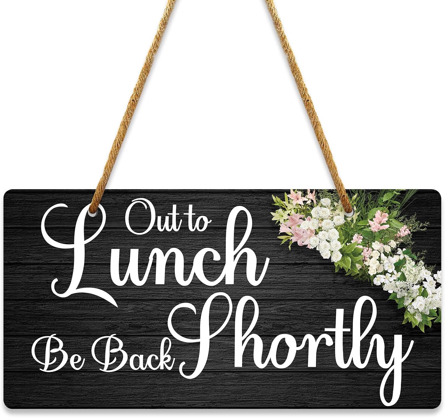 Amazon.com: Lunch Break Sign Out to Lunch Sign Out to Lunch Be Back ...