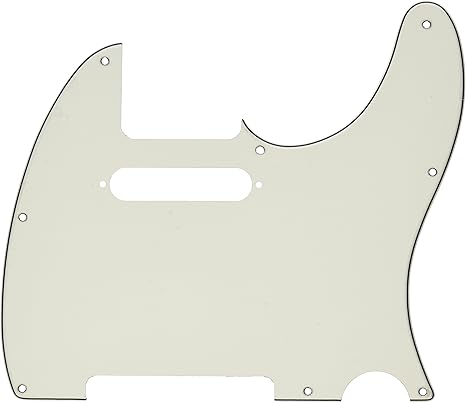 Amazon.com: Fender Modern Pickguard, Telecaster, 8-Hole - Parchment ...