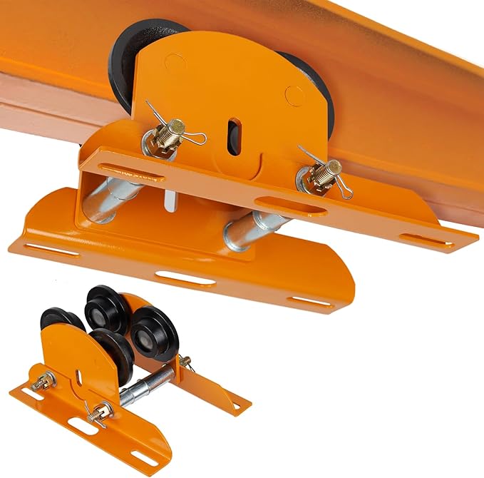 Amazon.com: Heavy Duty I-Beam Trolley for Electric Hoist, Hoist Beam ...