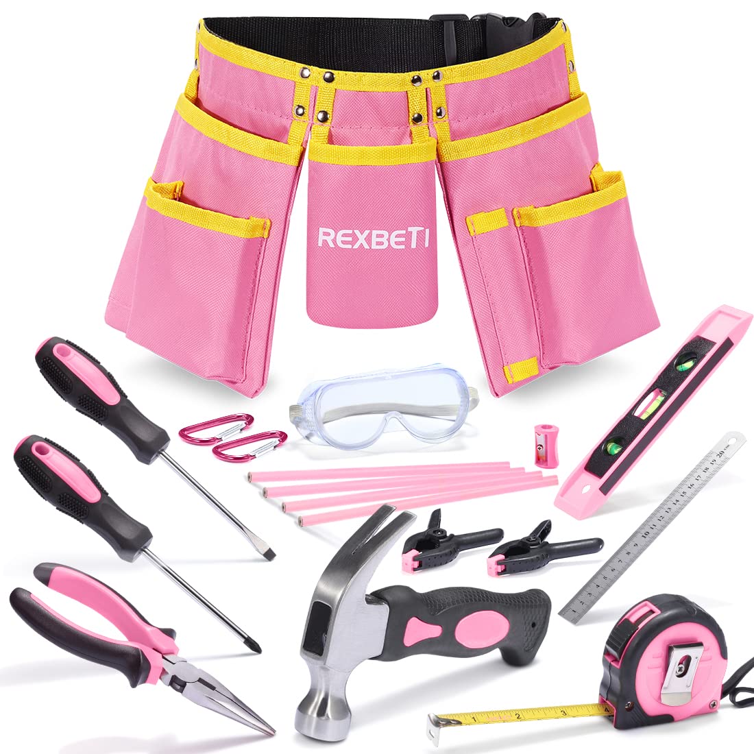 Snapklik.com : REXBETI 18pc Pink Young Builders Set