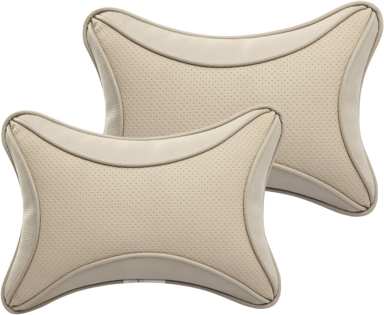 Auto Hub Car Faux Leather Neck Rest Pillow / Cushion for All Cars ...