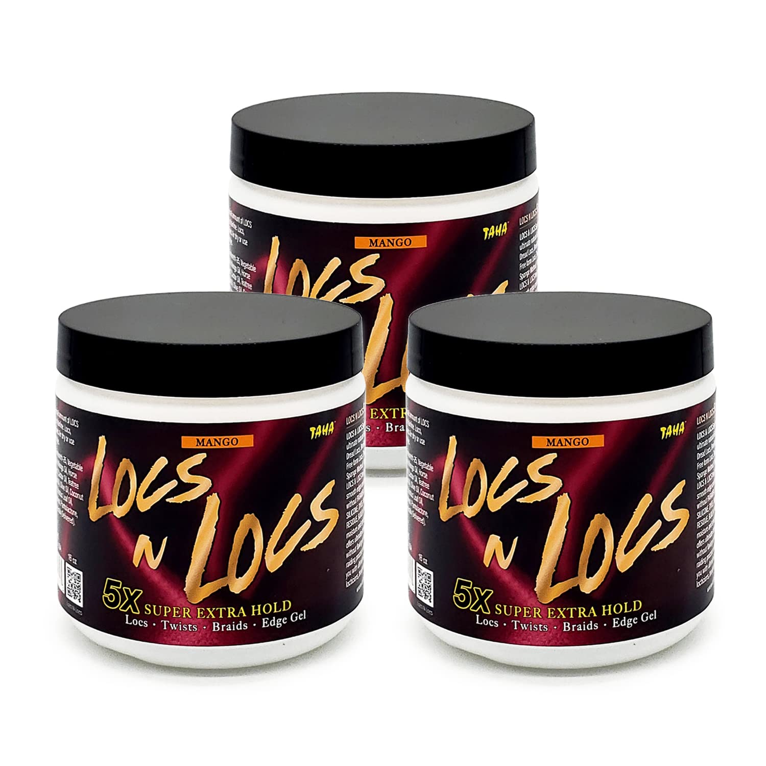 Amazon.com : Taha Locs & Locs Gel - 5X Super Extra Hold, Natural & Non ...