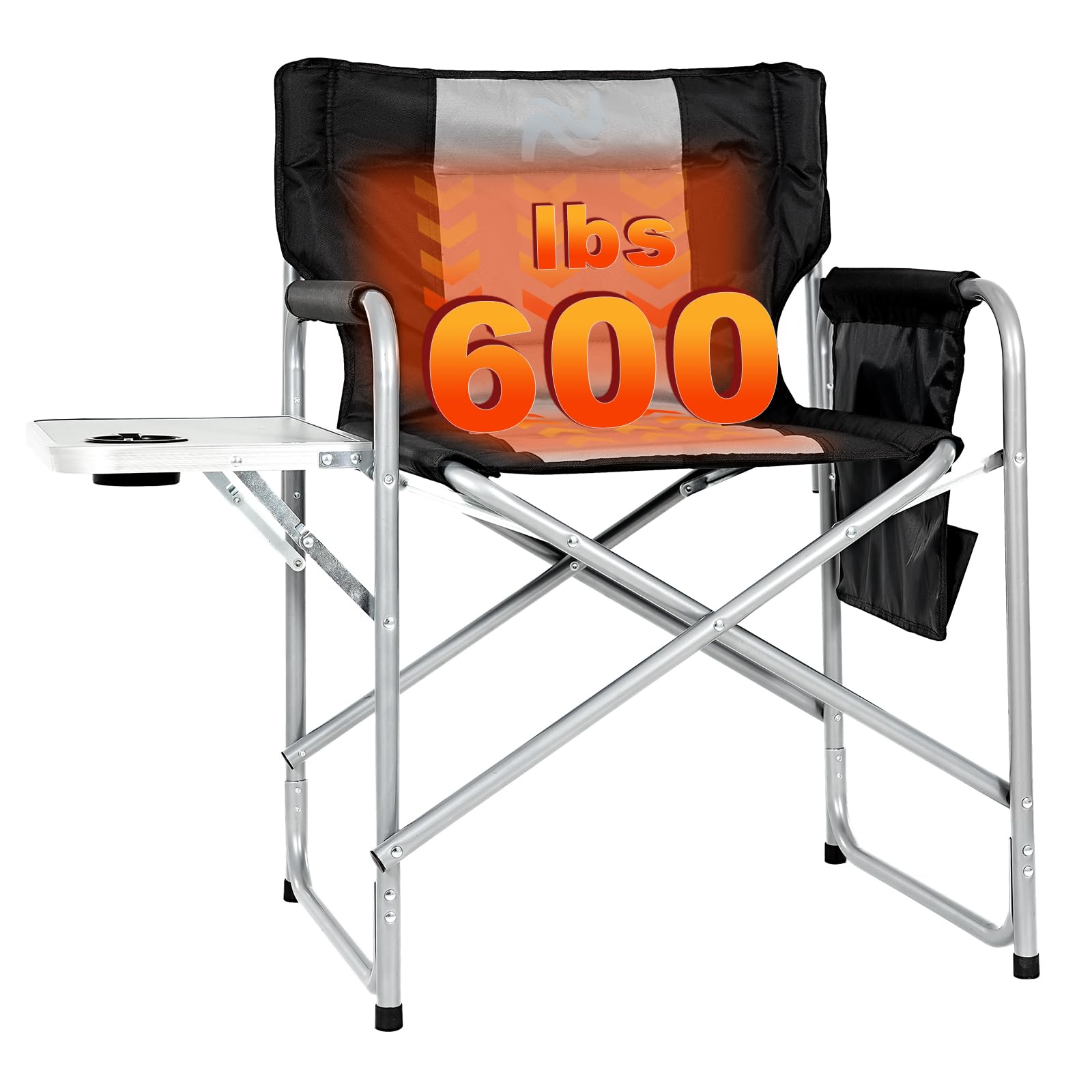 Amazon.com: MOPHOTO Heated Camping Chair, Portable Directors Chair with ...