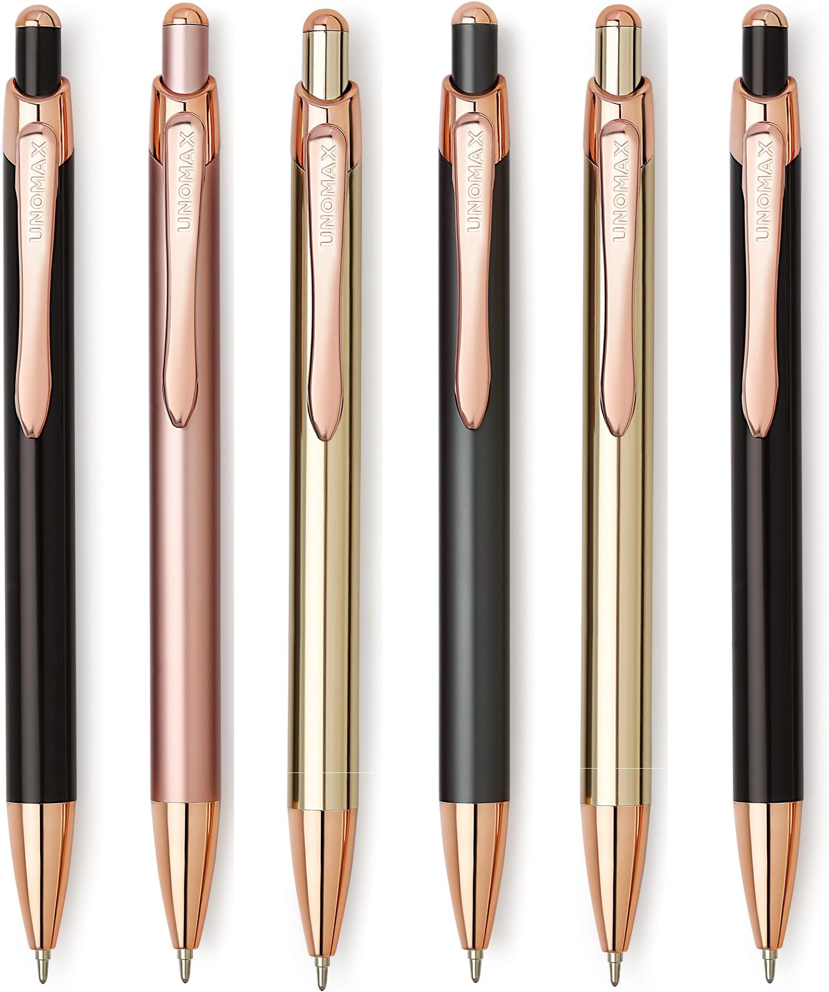 Unomax Lumina Premium Metal Body Ball Point Pen with Jet Ink Technology ...