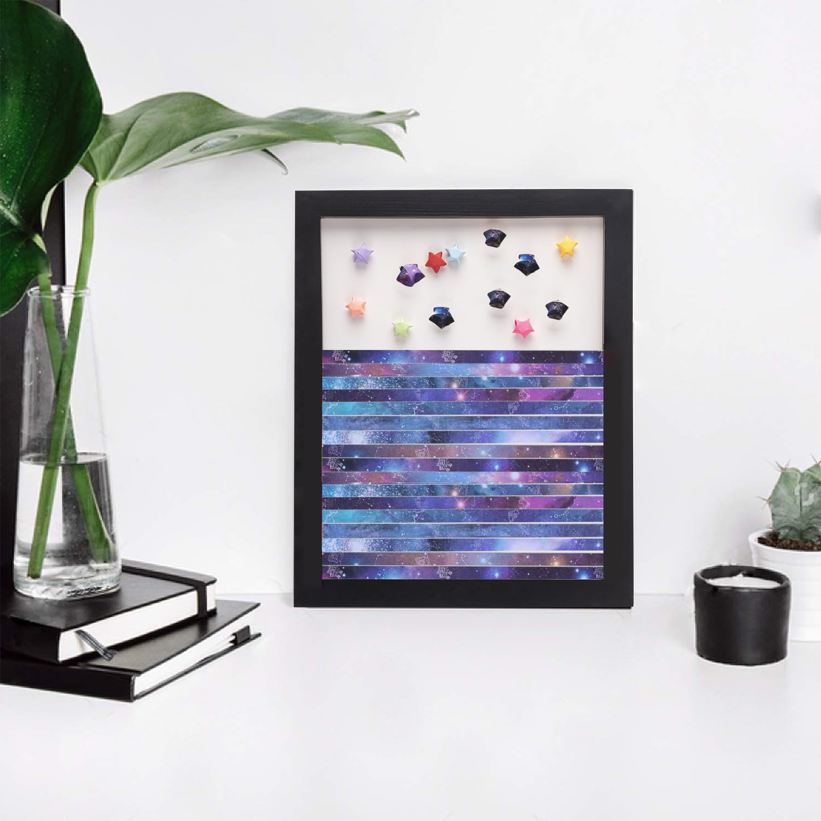 Snapklik.com : Qunrwe Origami Star Paper Strips Galaxy 540 Sheets Outer ...