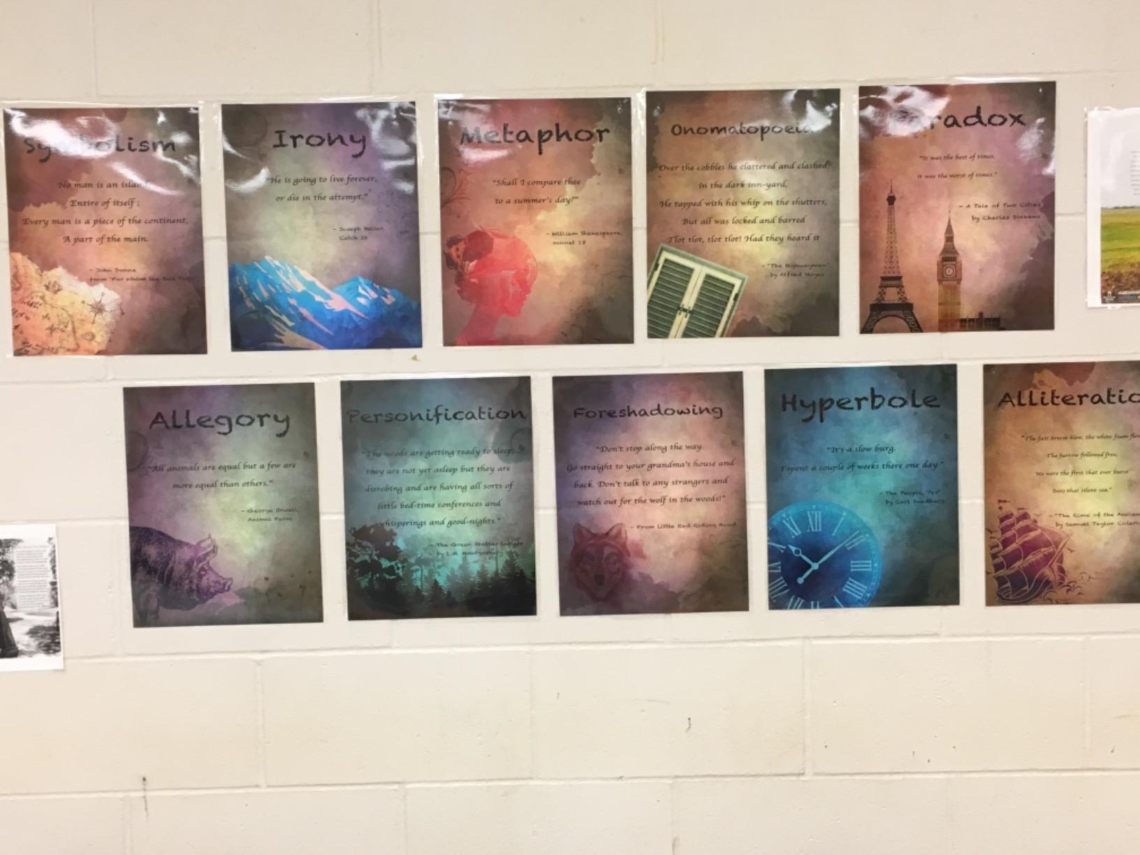 Amazon.com: Vintage Elements of English Language and Literature Posters ...