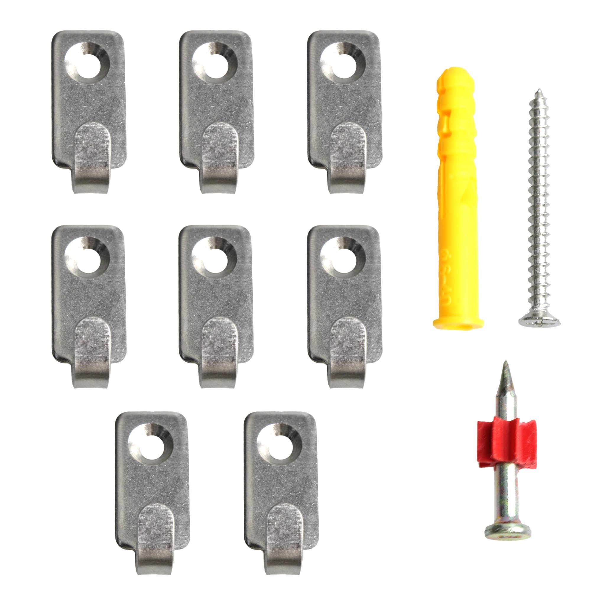 Amazon.com: Runseaway 12PCS J-Shape Wall Mount Hooks, Stainless Steel J ...