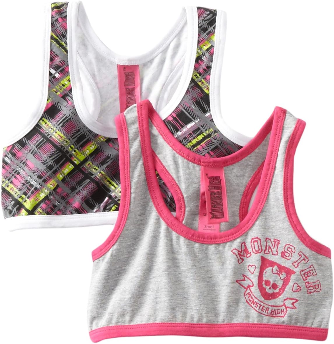 Amazon.com: Monster High Big Girls' Sport Crop: Training Bras: Clothing ...
