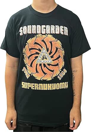 Amazon.com: Soundgarden T Shirt Superunknown Tour 94 Band Logo Official ...