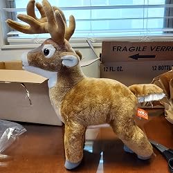 Amazon.com: Wild Republic White Tail Buck Plush, Stuffed Animal, Plush ...