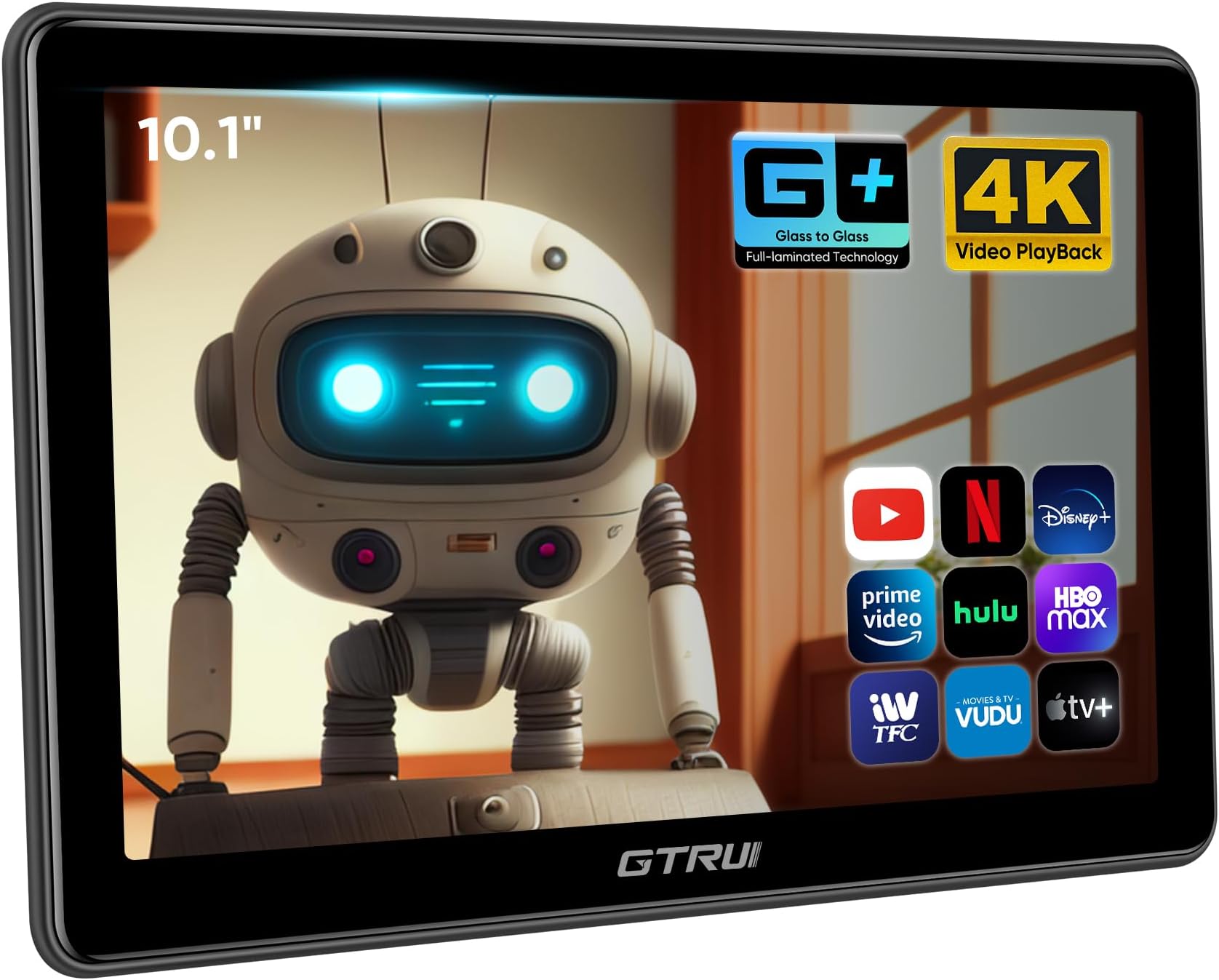 Amazon.com: 10.1 Inch Android 12 Portable Car TV Monitor for Back Seat ...