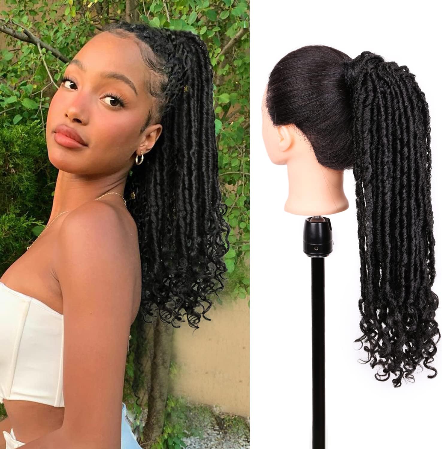 Amazon.com : Lyric Selection Goddess Box Braid Ponytail extension ...