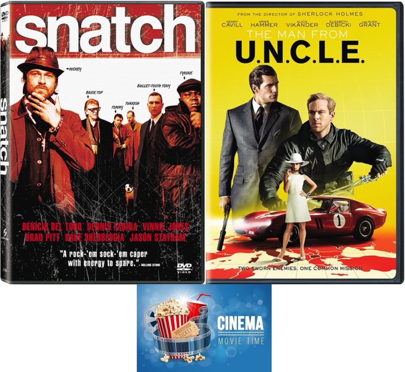 Amazon.com: Guy Ritchie Double Feature Snatch & The Man From UNCLE 2 ...
