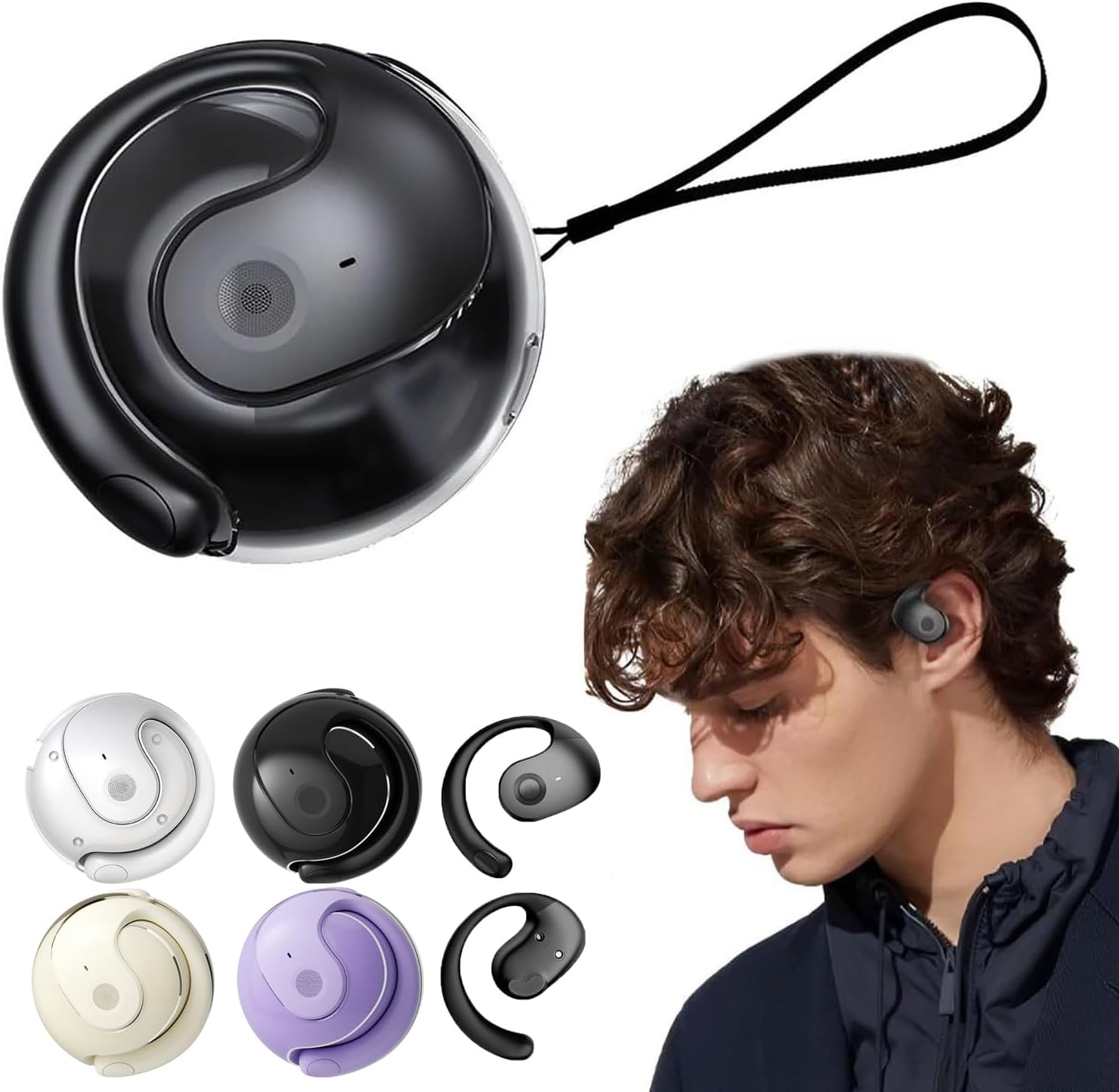 Loopyaura Smoothtek - Auriculares inalámbricos Bluetooth 5.4 deportivos ...