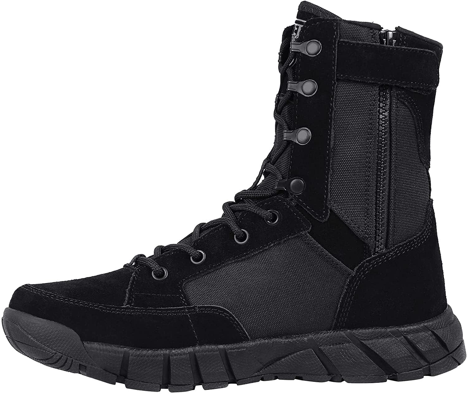 FREE SOLDIER Mens Tactical Boots 8 Inches Lightweight Combat Boots ...