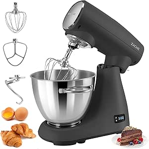 ZACME Stand Mixer - 8 Speeds Kitchen Standing Mixer with 5.5QT ...