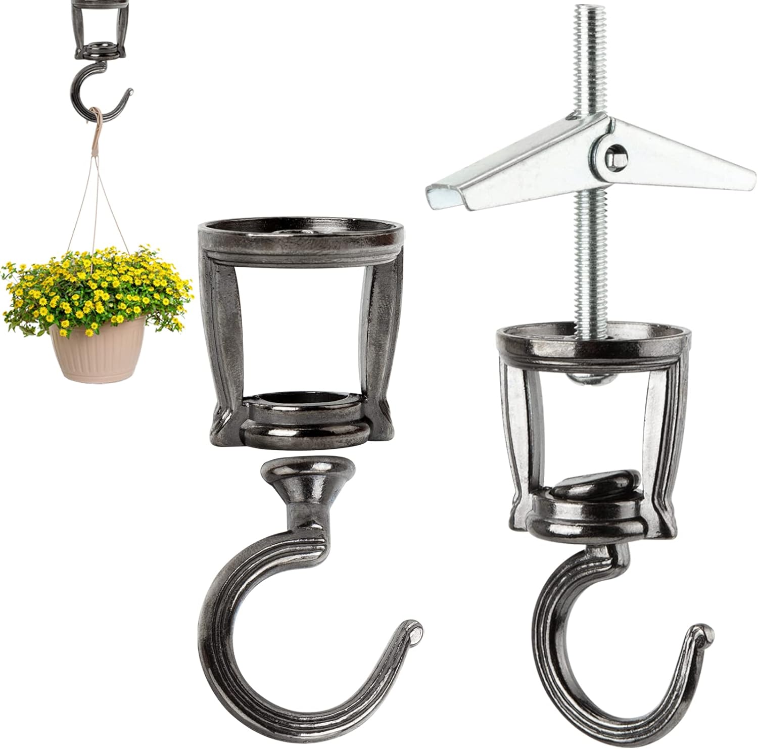 Amazon.com: foxwake Ceiling Hooks for Hanging Plants 10set, Heavy Duty ...