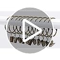 Amazon.com: Yrhrol 40 Pcs Openable Curtain Clips with Rings Antique ...