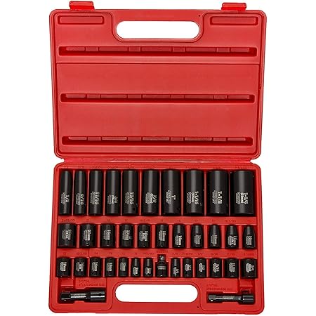 Amazon.com: KBOISHA 1/2" Master Drive Impact Socket Set,65-Piece 6 ...